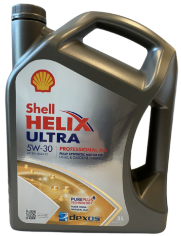Shell Helix Ultra Professional AG (Dexos2) 5W-30 5L - olievoordeelshop
